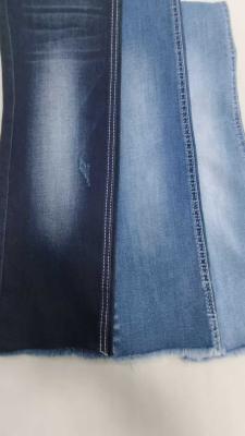 China Soft siro  10.4oz Elastic Dark indigo with full width 158-160cm construction 10+10*16/70/75TR Denim fabric  JSD3405 for jeans for sale