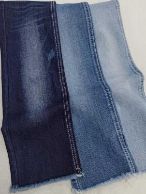 China TR 9.7oz Dark indigo with full width 180-182cm construction 10+10*12/55/75 Denim fabric  JSD3407 for jeans for sale