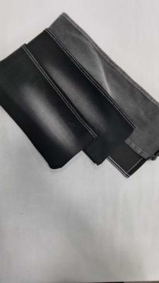 China Middle elastic Siro  9.7oz Black with full width 180cm construction 10+10*12/40/75TR Denim fabric  JSD3431A for men jeans for sale