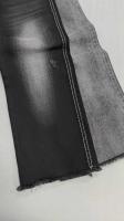 China High elastic Soft Siro 10.5oz Black/Black with full width 158-160cm construction 10+10*16/70/75TR Denim fabric  JSD3405A for jeans for sale