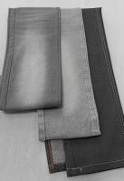 China High elastic 11.8oz Gray with full width 180cm construction 7*10/105 Denim fabric  JSD3252D for men jeans for sale