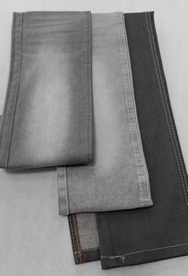 China High elastic 11.8oz Gray with full width 180cm construction 7*10/105 Denim fabric  JSD3252D for men jeans for sale