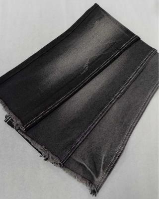 China Excellent11.2oz Black/Black with full width 180cm twill style Denim fabric  JSD3173A for men jeans for sale