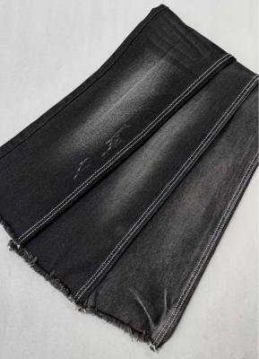 China Heavy weight 11.5oz Black 3/1 right twill with full width 180cm Denim fabric JSD12228A-1 for men jeans for sale