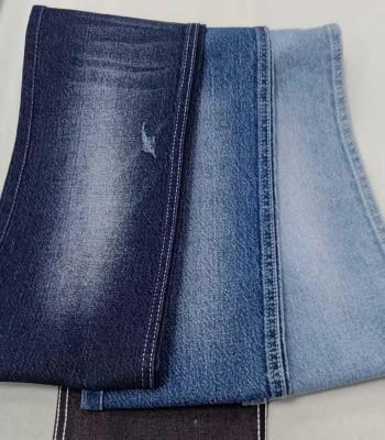 China Heavy weight Dark indigo with full width 180cm Denim fabric JSD3445 for men jeans for sale