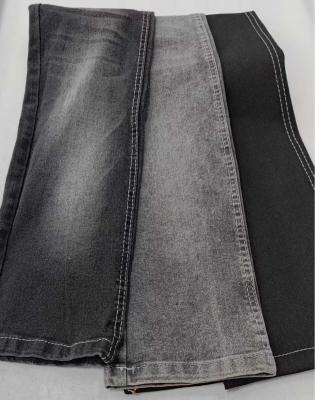 China Heavy weight 11oz Black/Black with full width 180cm 7*16/70 Denim fabric JSD3320A for men jeans for sale