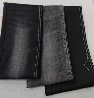 China Siro 10 oz Black/Black with full width 180cm /8+8*12 Denim fabric JSD3294A for men jeans for sale