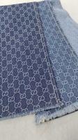 China Beautiful pattern Heavy weight Dark blue with full width 180cm /10x7 Denim fabric for jeans for sale