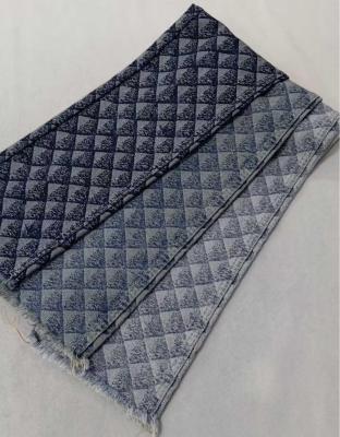 China Beautiful pattern Heavy weight Dark blue with full width 180cm /10x7 Denim fabric for jeans for sale