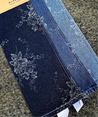 China Unique Rose Design For Lady Jeans Or Jacket Denim Fabric 90%Cotton 9.3oz Make To Order for sale