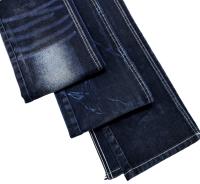 China Blue Gray Flocked Denim Fabric Super Soft 10.5oz 70%Cotton For Jeans Or Coat for sale