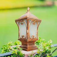 China Exterior Led Deck Post Lights Solar Cap Driveway Pole  Security Post 6V 5W for sale