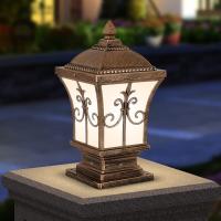 China Holiday Backyard Led Post Lamp Fixtures  Exterior Top Post  6V 5W for sale
