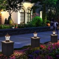 China Holiday Backyard Led Post Lamp Fixtures  Exterior Top Post  6V 5W for sale