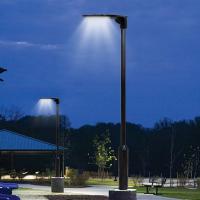 China Non Solar Outdoor LED Garden Pole Lights High Lumen Commercial 40 Watt for sale