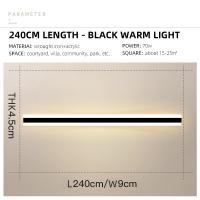China Bathroom Outdoor Waterproof LED Wall Lights Long 9w 11w 19w 24w AC85-265V for sale