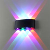 China 4w 6w Wall Lamp Ac85-265v sand black / sand white 3000k/6000k Aluminum + Acrylic for sale