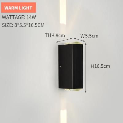 China 4W 14w Outdoor Waterproof LED Wall Lights 4x12x6mm  8x5.5x16.5mm for sale