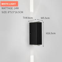 China 4W 14w Outdoor Waterproof LED Wall Lights 4x12x6mm  8x5.5x16.5mm for sale