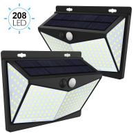 China 212 Led Solar Motion Sensor Light Garden Wall Lamp Outdoor 1.8w for sale