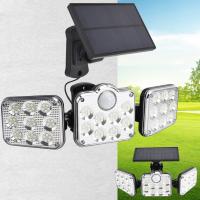 China Fence Outdoor Solar LED Wall Lights 108 SMD LED 1.8w  200x135x115mm for sale
