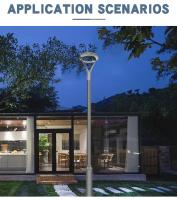 China Pillar Outdoor LED Garden Pole Lights Ip65 550x550x540MM 4.55KG for sale