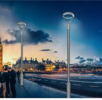 China Pillar Outdoor LED Garden Pole Lights Ip65 550x550x540MM 4.55KG for sale