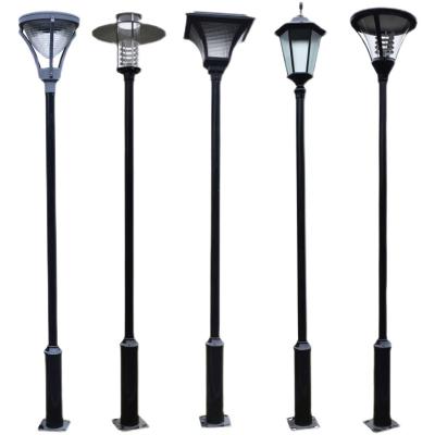 China Courtyard Fence Decorative Garden Pole Lights Solar Powered 240x240x8MM 220-230V for sale