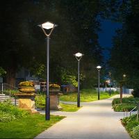 China courtyard solar led lights 40w 400*400mm 420mm  Lithium Iron Phosphate  3.2v/20000mah for sale