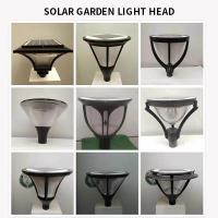 China Aluminum Outdoor LED Garden Pole Lights E27 IP65 550mmx550mm for sale