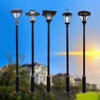 China Courtyard Solar Led Lights 550mmx500mm Aluminum+PC  IP65  E27 Replaceable for sale