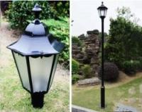 China Courtyard Solar Led Lights 750mmx550mm Aluminum+PC  IP65  E27 Replaceable for sale
