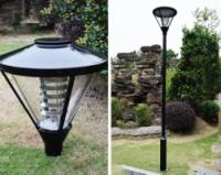 China Courtyard Solar Led Lights 550mmx500mm Aluminum+PC  IP65  E27 Replaceable for sale