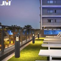China Outside LED Lawn Lights Garden 130x130x600MM E27 Decorative Lawn Yard Bollard for sale