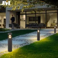 China Outside LED Lawn Lights Garden 130x130x600MM E27 Decorative Lawn Yard Bollard for sale