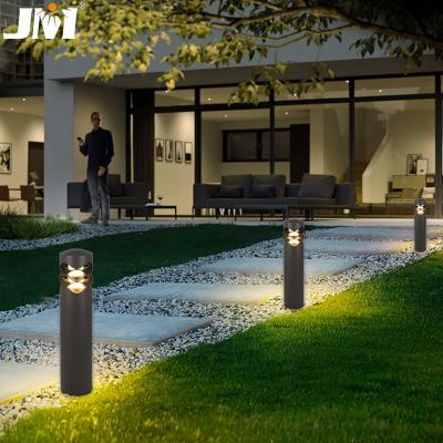 China Outside LED Lawn Lights Garden 130x130x600MM E27 Decorative Lawn Yard Bollard for sale