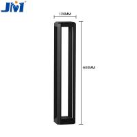 China Led Lawn Lamp Aluminum  120*150*600mm 7w 3000k Black for sale