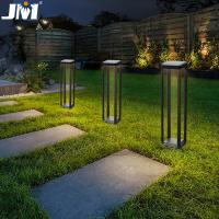 China Led Lawn Lamp Aluminum  120*150*600mm 7w 3000k Black for sale