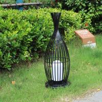 China Pole LED Lawn Lights Iron Acrylic 200x550mm E27 220v Creative Garden Villa Garden Landscape for sale