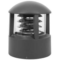 China Gate Led Pillar Lights Outdoor Column Driveway Aluminum PC 215x255MM E27 for sale