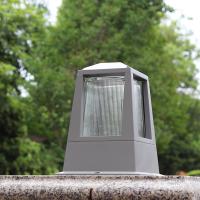 China Column LED Pillar Lights Decor Outdoor 150x420MM Aluminum PC E27 for sale