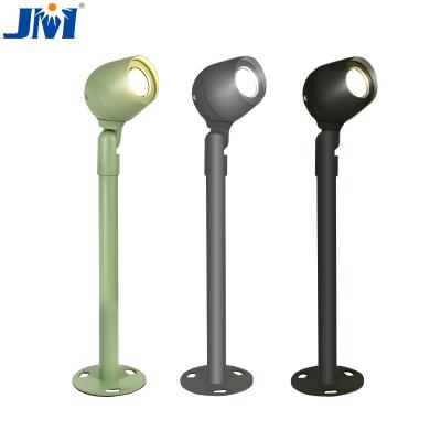 China Colored LED Lawn Lights Garden 12W 110x75x490MM 3000K Green 120 Degree for sale