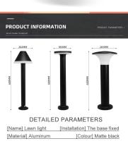 China Lawn Lamp 3000K 12W Lamp Beads    202*600mm for sale