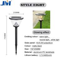 China Lawn Bright White Solar Garden Lights Modern Outdoor 6V 4.5W  219x670mm for sale