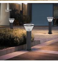 China Garden Post Solar Lawn Lamps 6V/ 5.5W Polysilicon Waterproof Integrated 219x670mm for sale