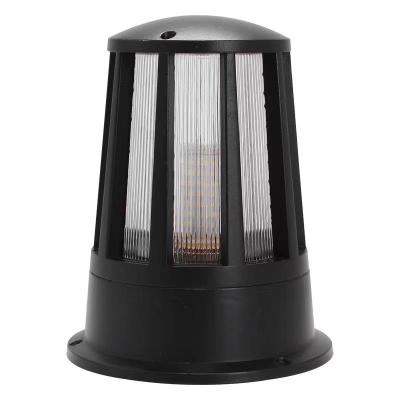 China Outdoor Led Solar Pillar Lights Modern 125x230MM E27 220V Deep Coffee Sand for sale