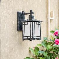 China Aluminum Glass Led Wall Lamp 420*240MM E27 220V 380*290*250mm for sale