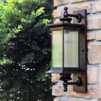 China E27 Outdoor Waterproof Led Wall Lights For Pathway Aluminium Glass 280x600MM 220V for sale