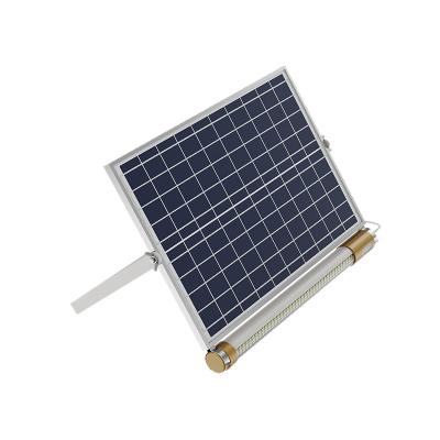 China T12 Solar Powered Fluorescent Lights Lamp 100w 350x235mm 6V 8W 32650 3.2V 6000mA for sale