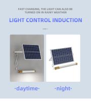 China T12 Solar Powered Fluorescent Lights Lamp 100w 350x235mm 6V 8W 32650 3.2V 6000mA for sale